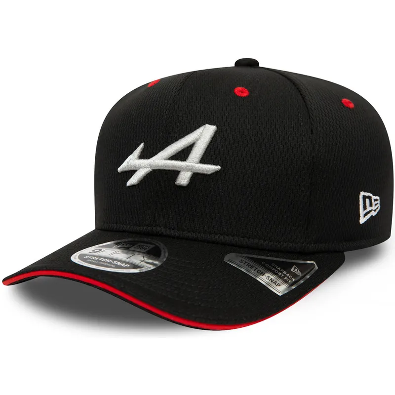 New Era Curved Brim 9FIFTY Stretch Snap Alpine Formula 1 Renault Black ...
