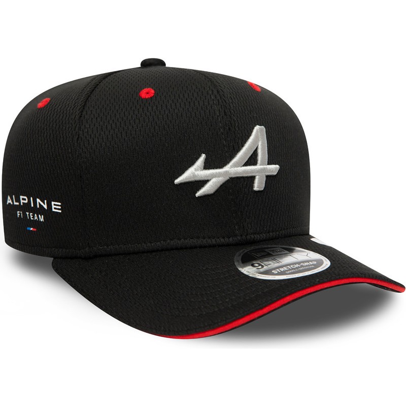 New Era Curved Brim 9FIFTY Stretch Snap Alpine Formula 1 Renault Black ...